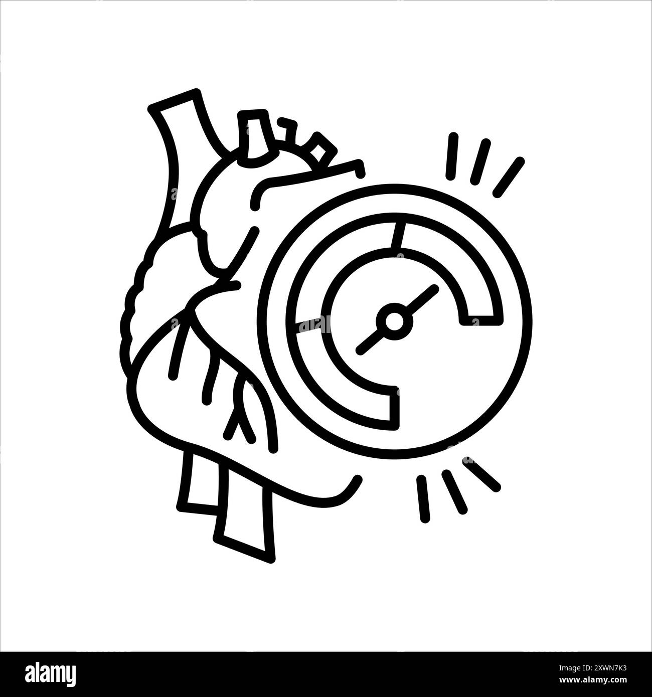 Blood pressure cuff cartoon hi-res stock photography and images - Alamy