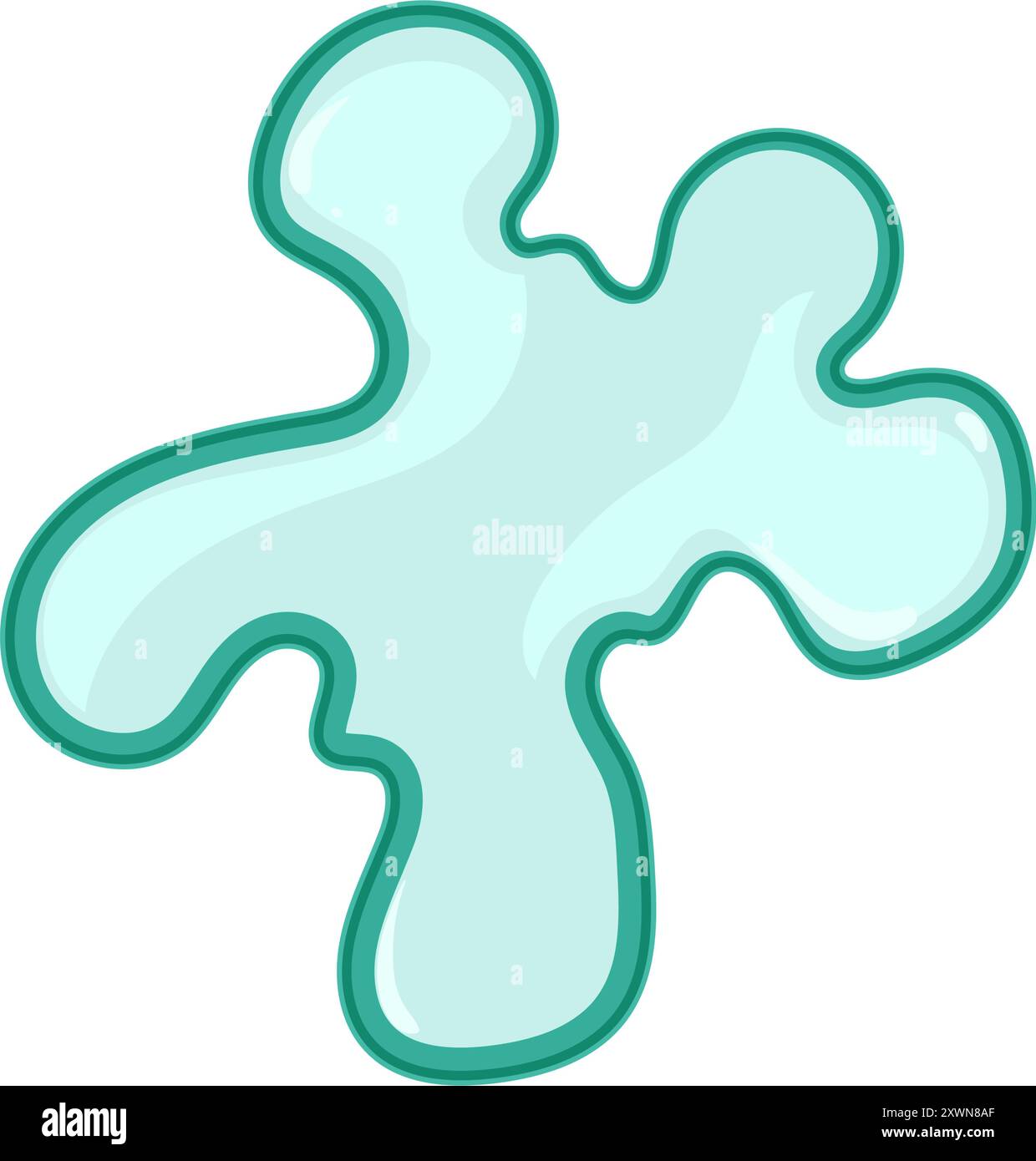 pink bubble gum cartoon vector illustration Stock Vector Image & Art ...