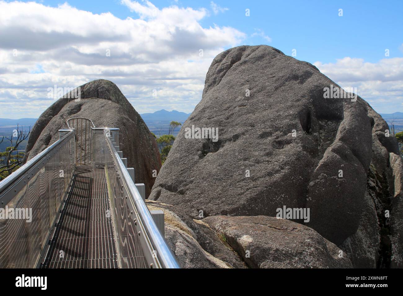 Skywalk in Porongurup National Park an ancient mountain range formed in ...