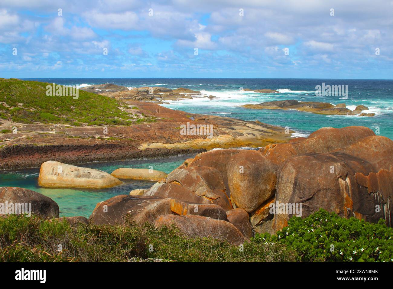 Elephant rocks in the William Bay National Park near the Australian ...