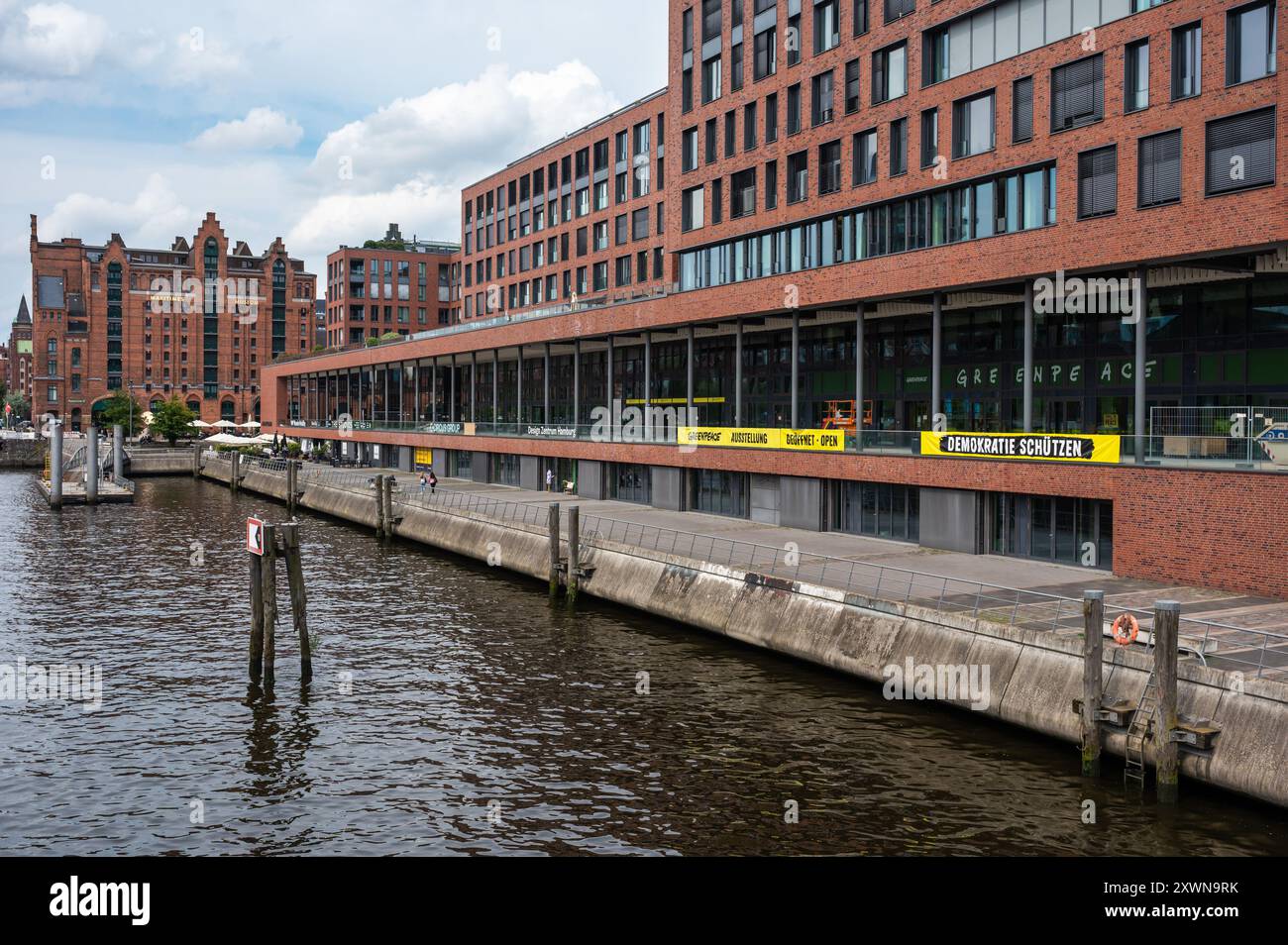 Hamburg, Germany, July 18, 2024 - The Greenpeace headquarters at the ...