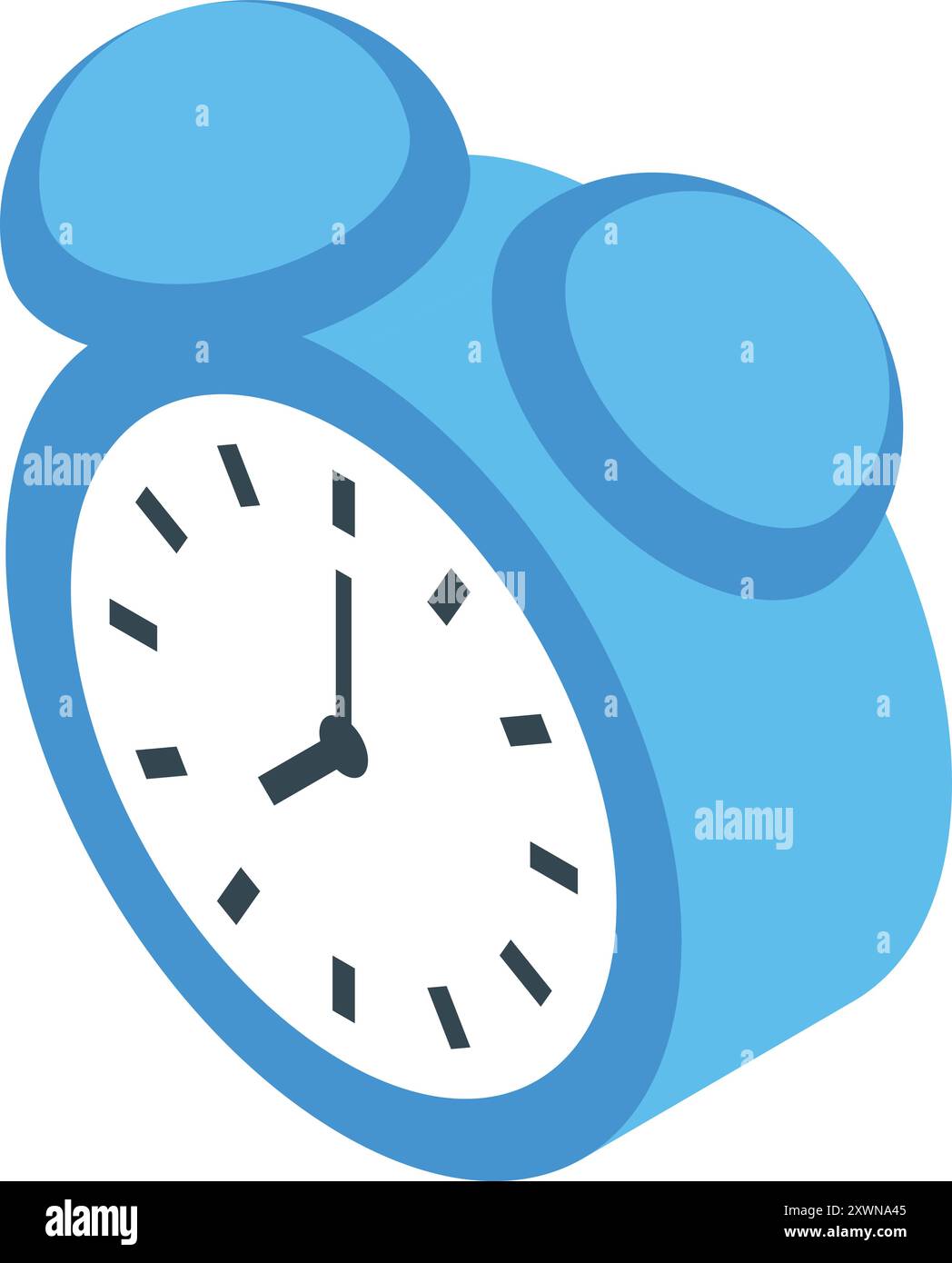 Icon alarm awakening Cut Out Stock Images & Pictures - Alamy