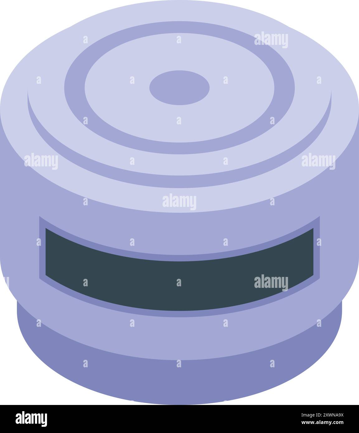 Round container with a blank label, perfect for presenting your food ...