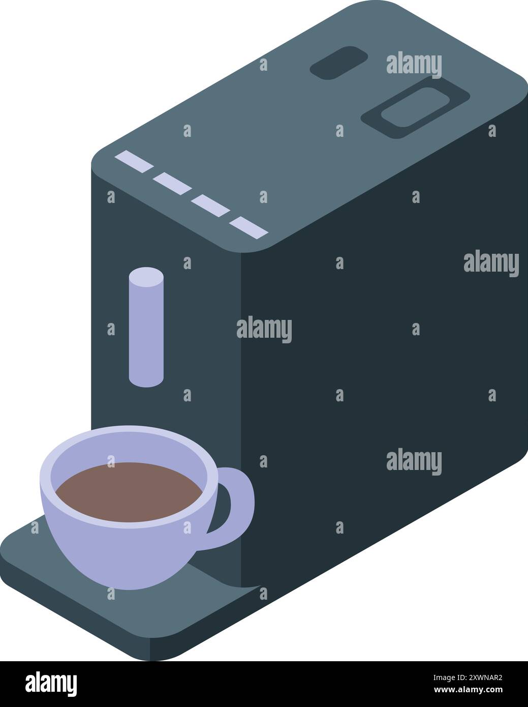 Modern coffee machine preparing a delicious cup of coffee, perfect for ...