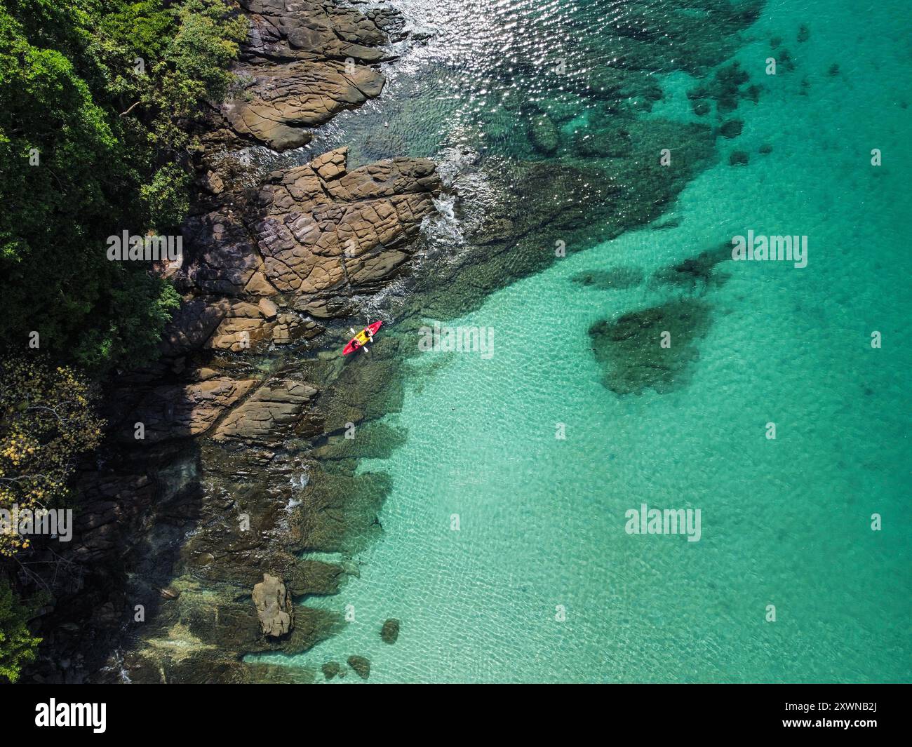 Rocks turquoise water beach in hi-res stock photography and images - Alamy