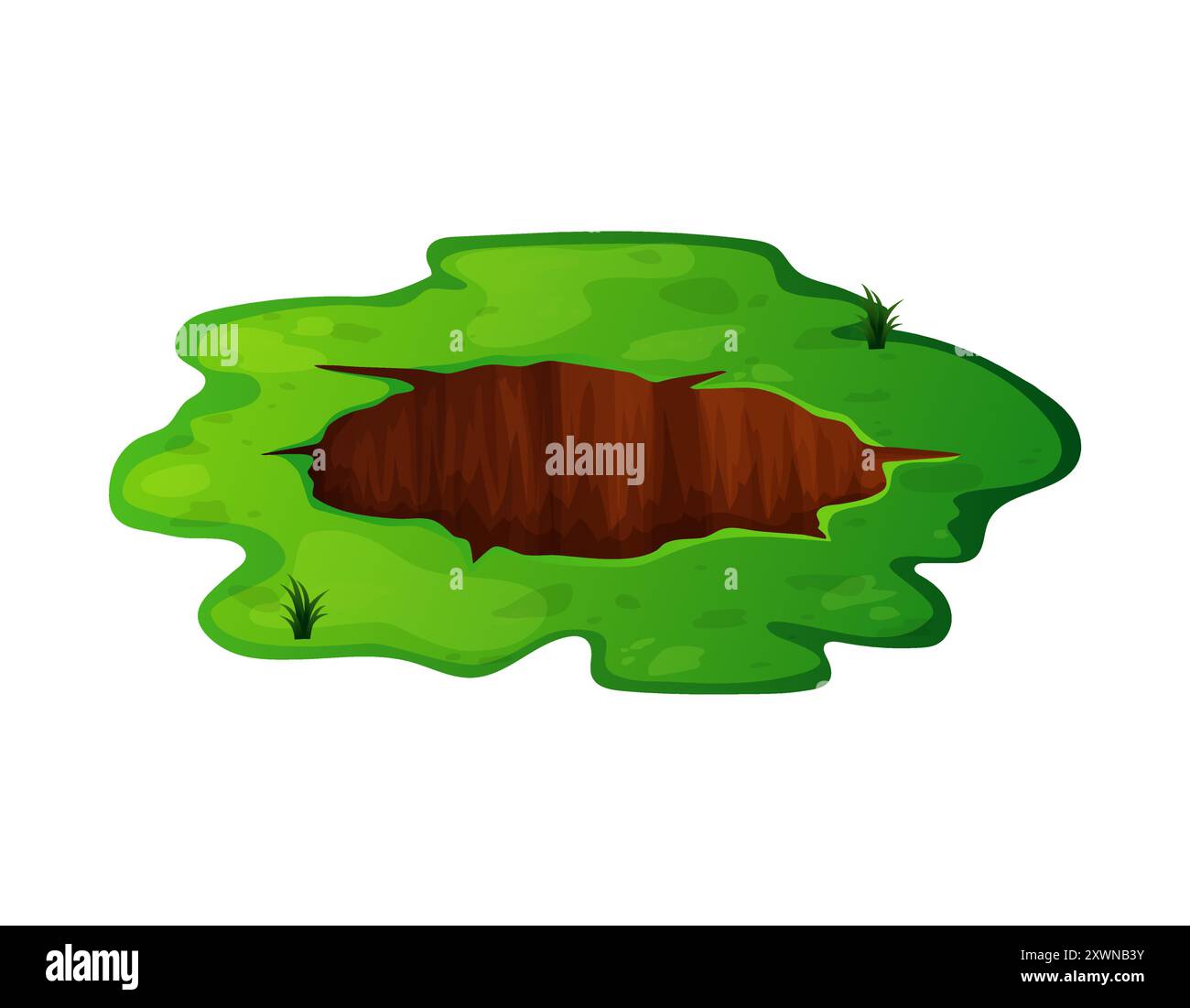 Mine crack Stock Vector Images - Alamy