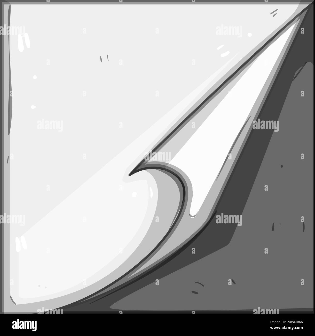 rotate flip effect cartoon vector illustration Stock Vector Image & Art ...