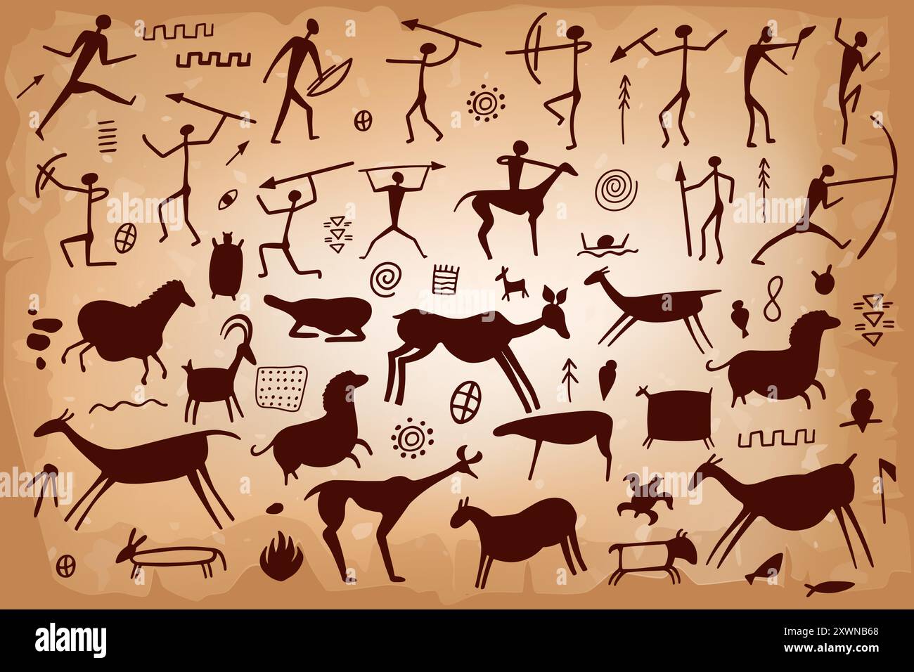Cave Paintings Vector