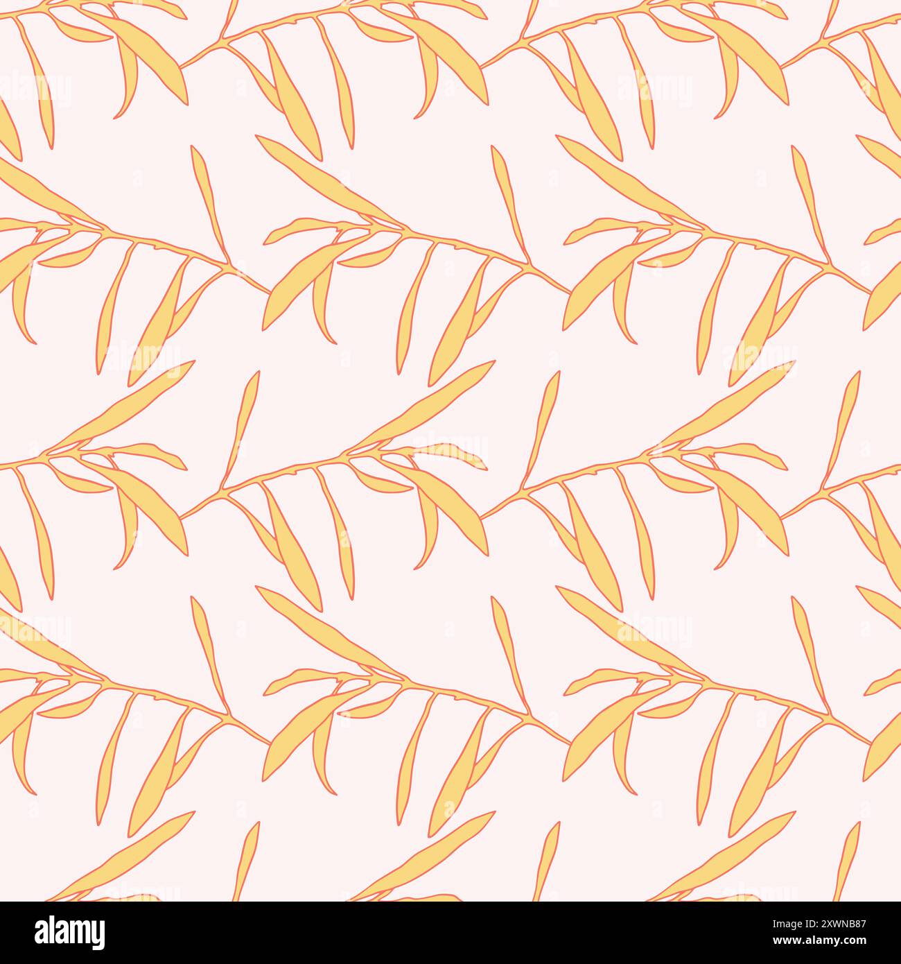 Bamboo plants in modern garden Stock Vector Images - Alamy