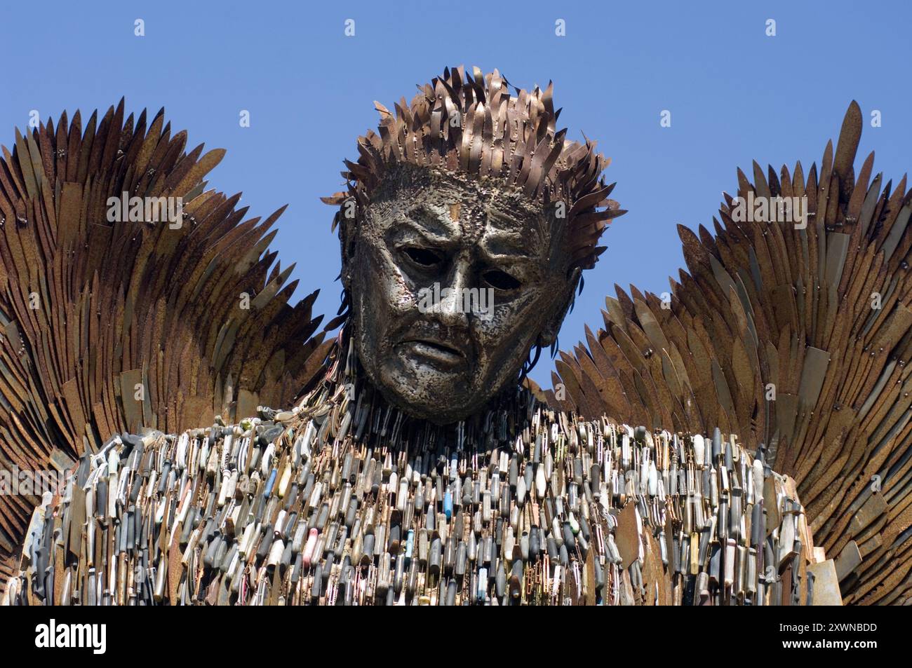 Knife Angel Sculpture Stock Photo - Alamy