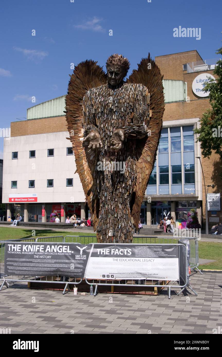 Knife Angel Sculpture Stock Photo - Alamy