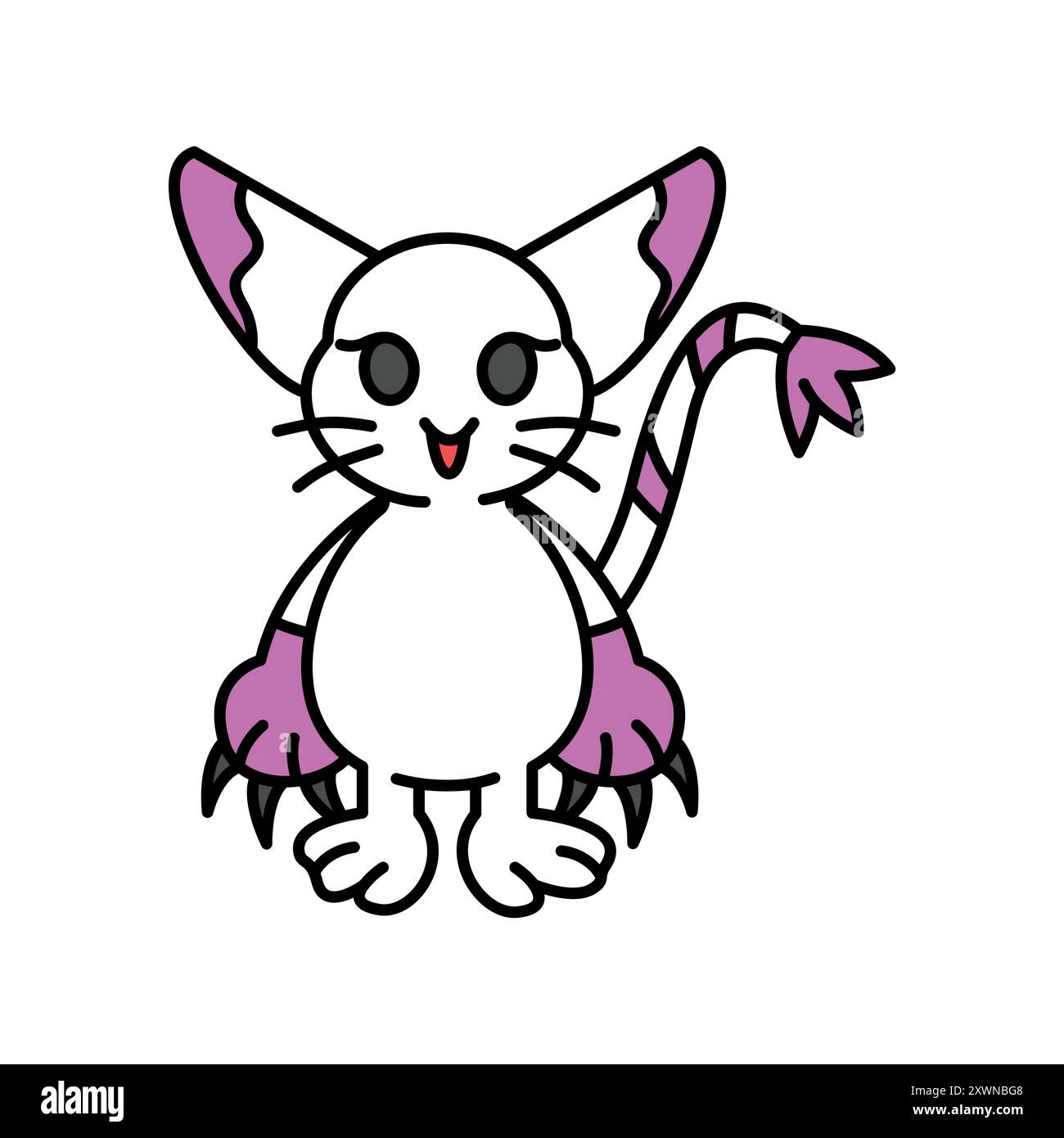 Kodomo genre of manga color line icon. Character in anime style. Vector ...