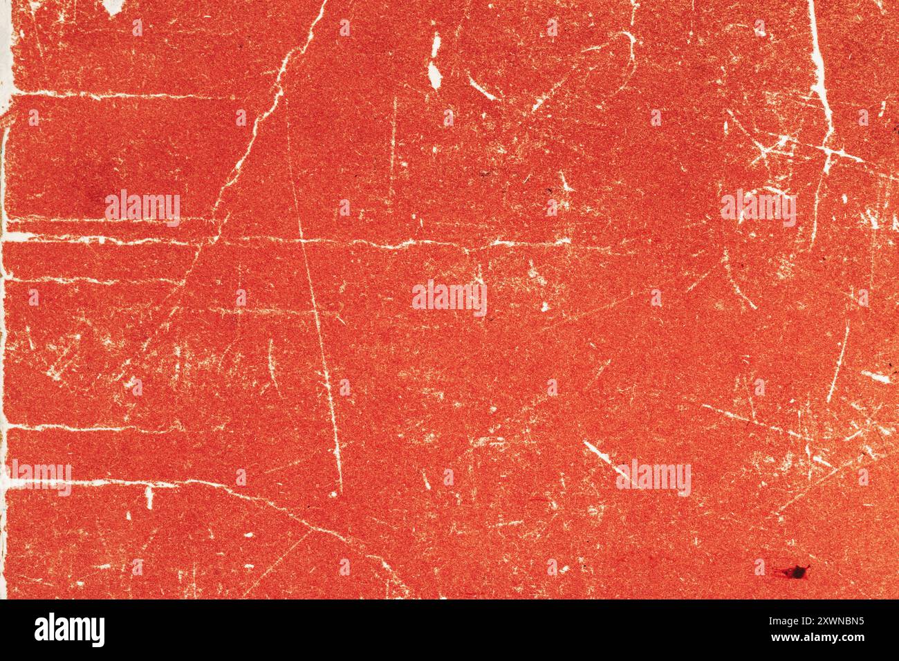 Aged, stained red paper, grungy, distressed red texture with white ...