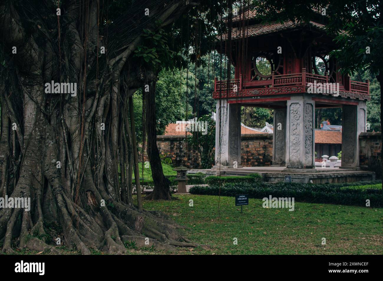 The Temple of Literature Van Mieu in Hanoi, Vietnam. High quality photo ...