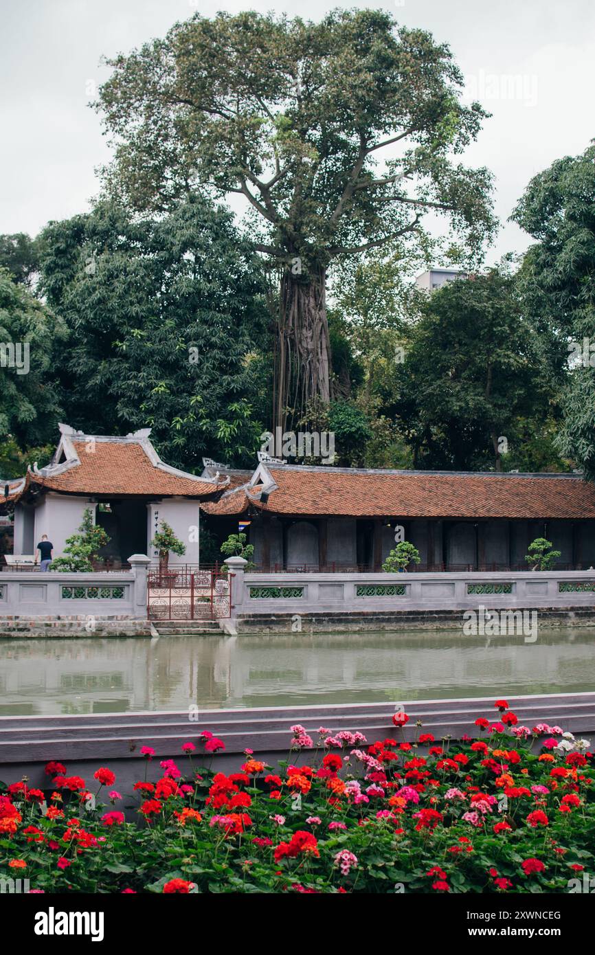 The Temple of Literature Van Mieu in Hanoi, Vietnam. High quality photo ...