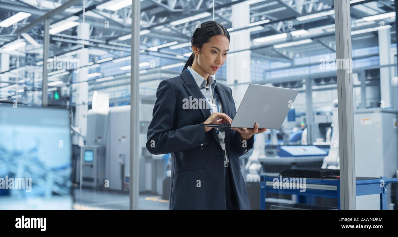 Autonomous robot working with employees hi-res stock photography and ...