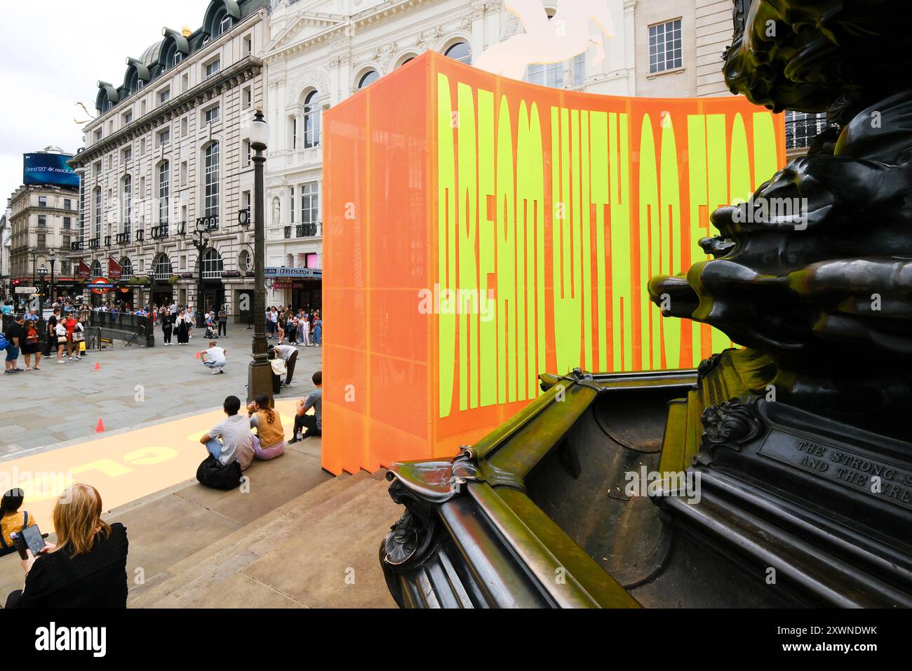 Piccadilly Circus, London, UK. 20th Aug 2024. Art Installation at the ...
