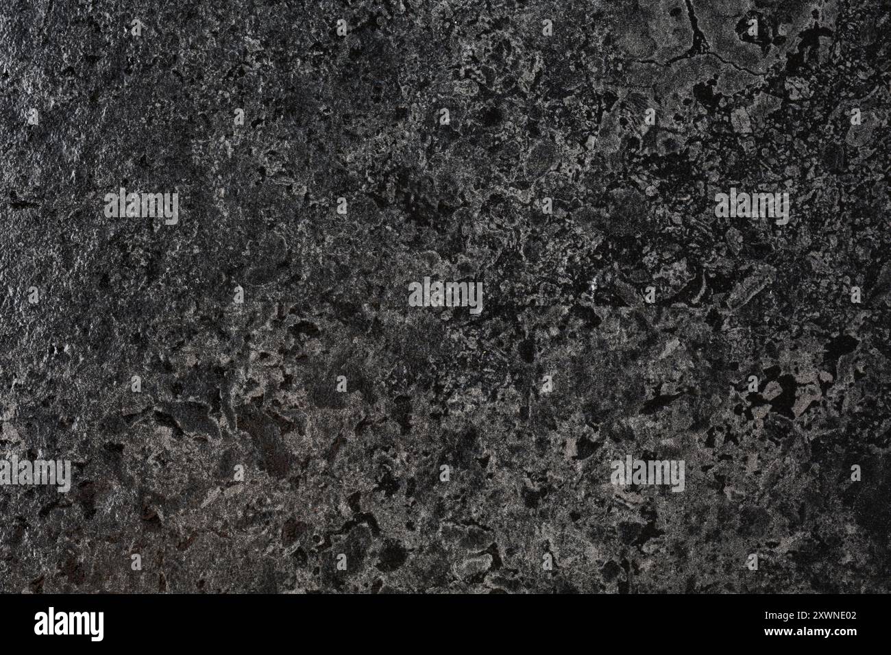 Black stone texture. Smooth and polished black stone, frontal view ...
