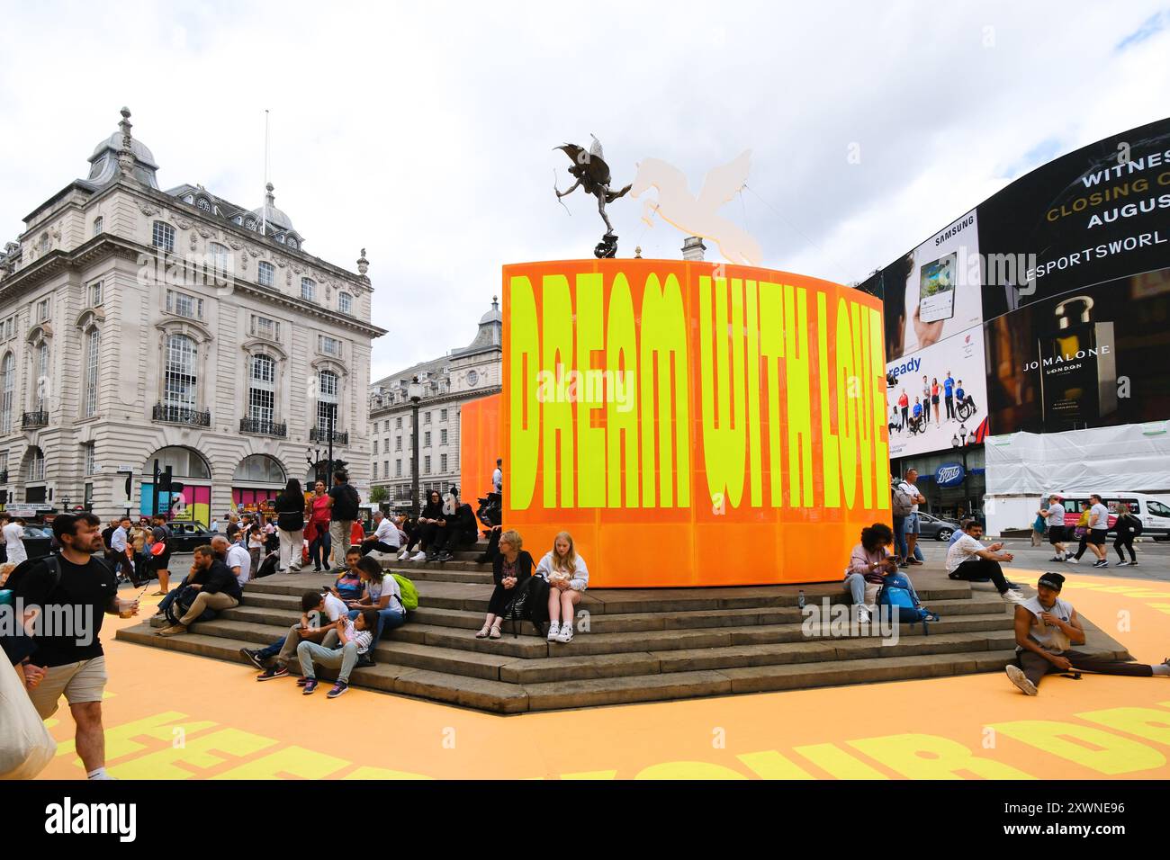 Piccadilly Circus, London, UK. 20th Aug 2024. Art Installation at the ...