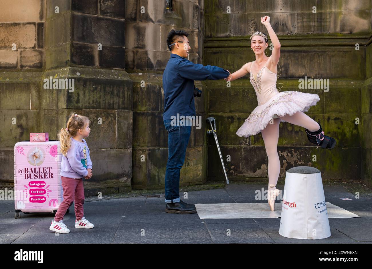 Royal Mile, Edinburgh, Scotland, UK, 20th August 2024. Edinburgh ...