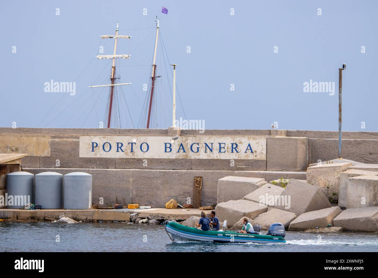 Palermo, Italy. 20th Aug, 2024. Karsten Borner, captain of Sir Roberts ...