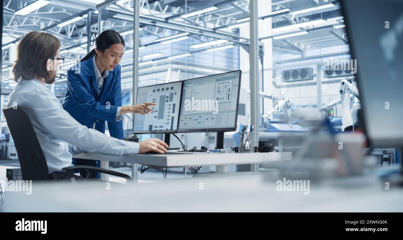 Production control officer hi-res stock photography and images - Alamy
