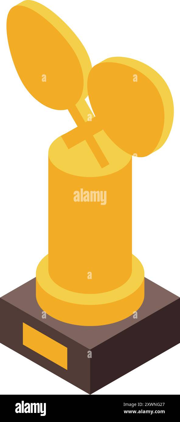Celebration vertical trophy Stock Vector Images - Alamy