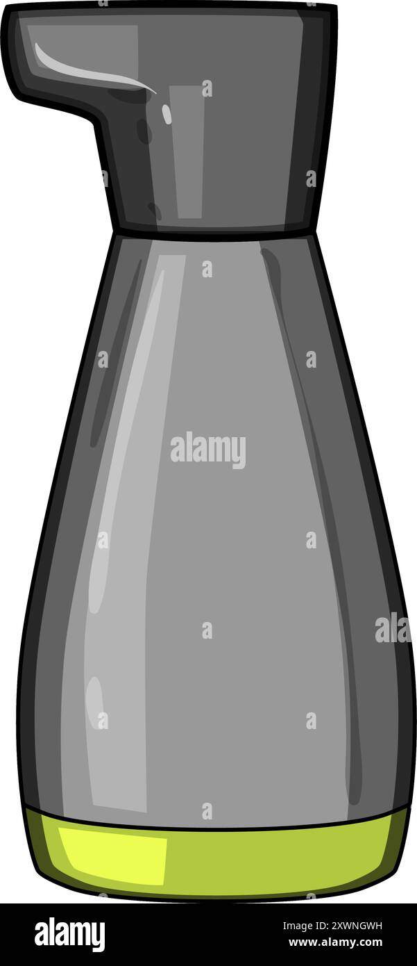 hygiene liquid soap dispenser cartoon vector illustration Stock Vector ...