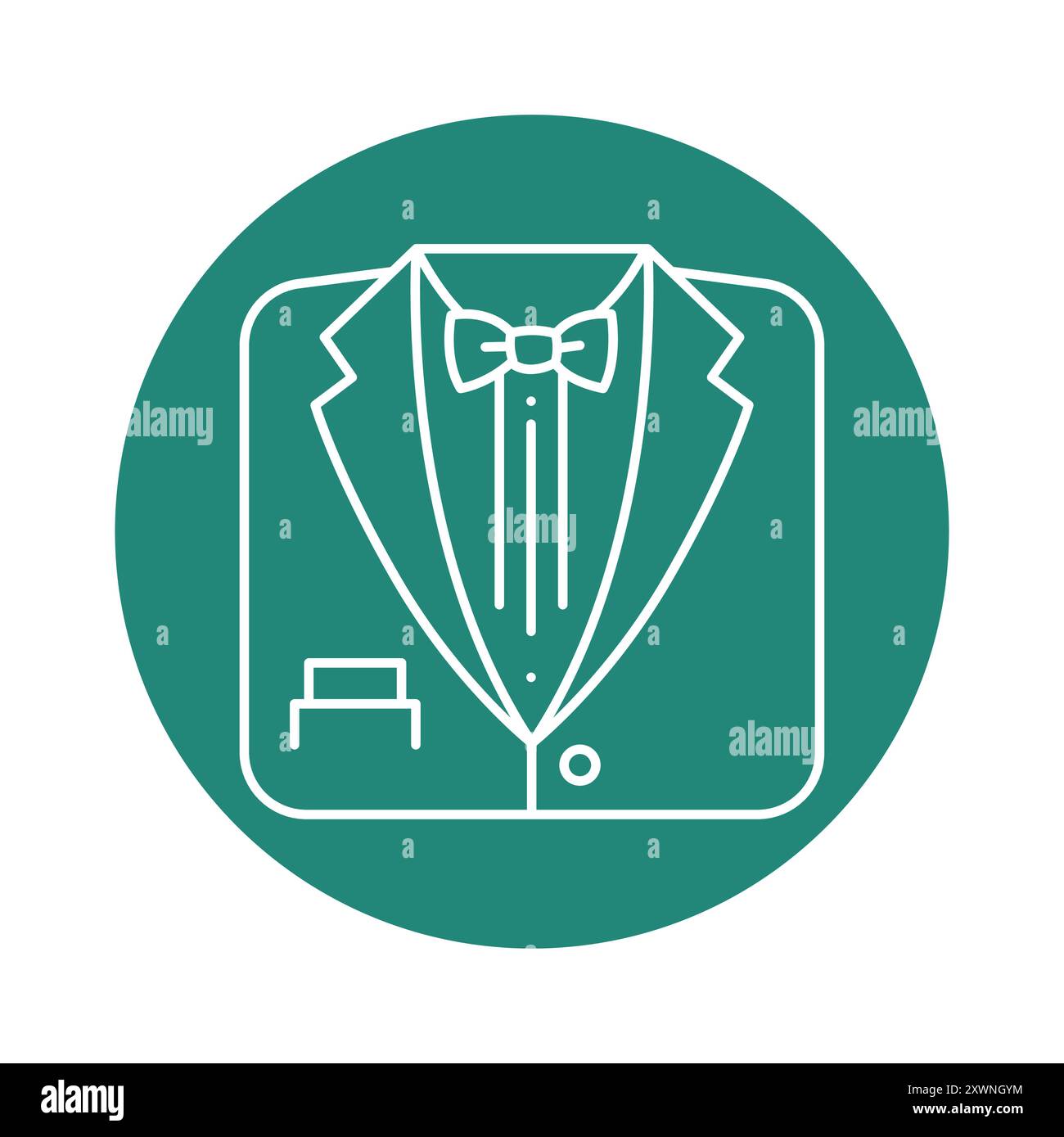 Dress code line black icon. Sign for web page, mobile app, button, logo ...