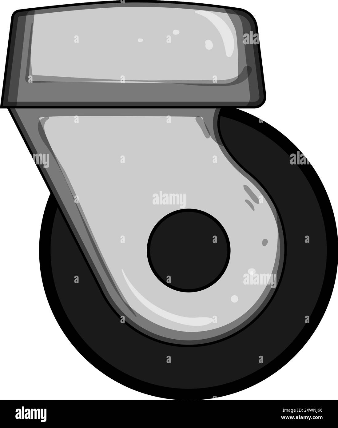 replacement luggage wheels cartoon vector illustration Stock Vector ...