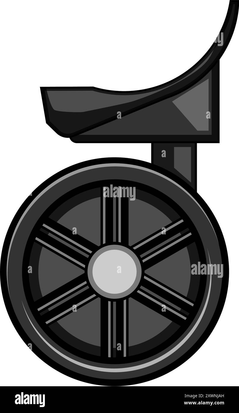 duty luggage wheels cartoon vector illustration Stock Vector Image ...