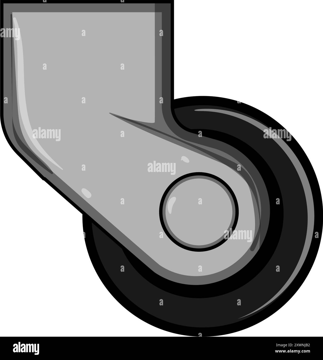 heavy luggage wheels cartoon vector illustration Stock Vector Image ...