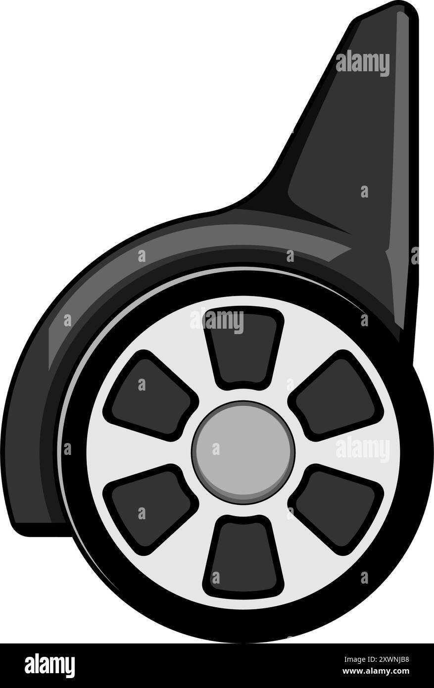 lightweight luggage wheels cartoon vector illustration Stock Vector ...