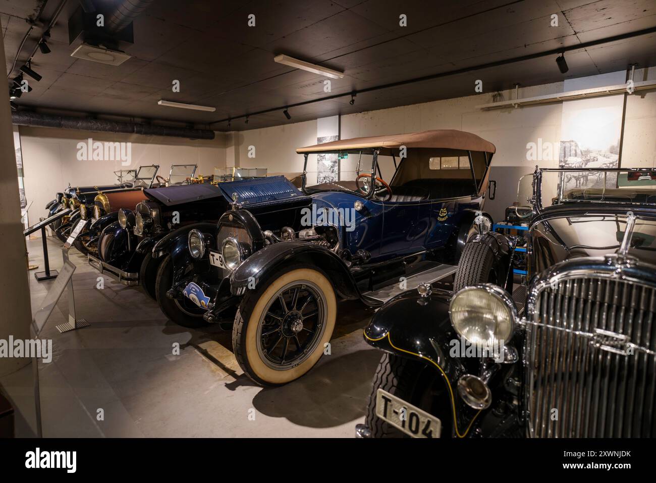 Geiranger 20240820. The vintage car collection at the Union Hotel in ...