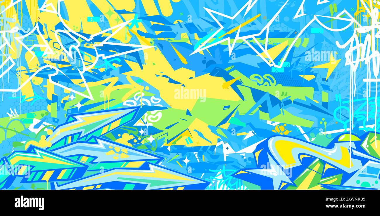 Modern Cool Trendy Abstract Hip Hop Urban Street Art Graffiti Style ...