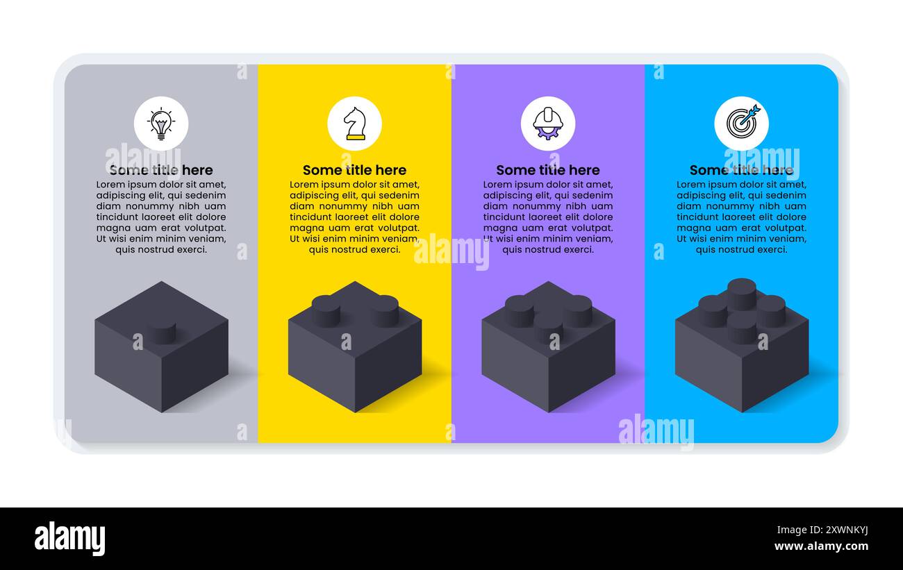 Infographic 4 piece hi-res stock photography and images - Alamy