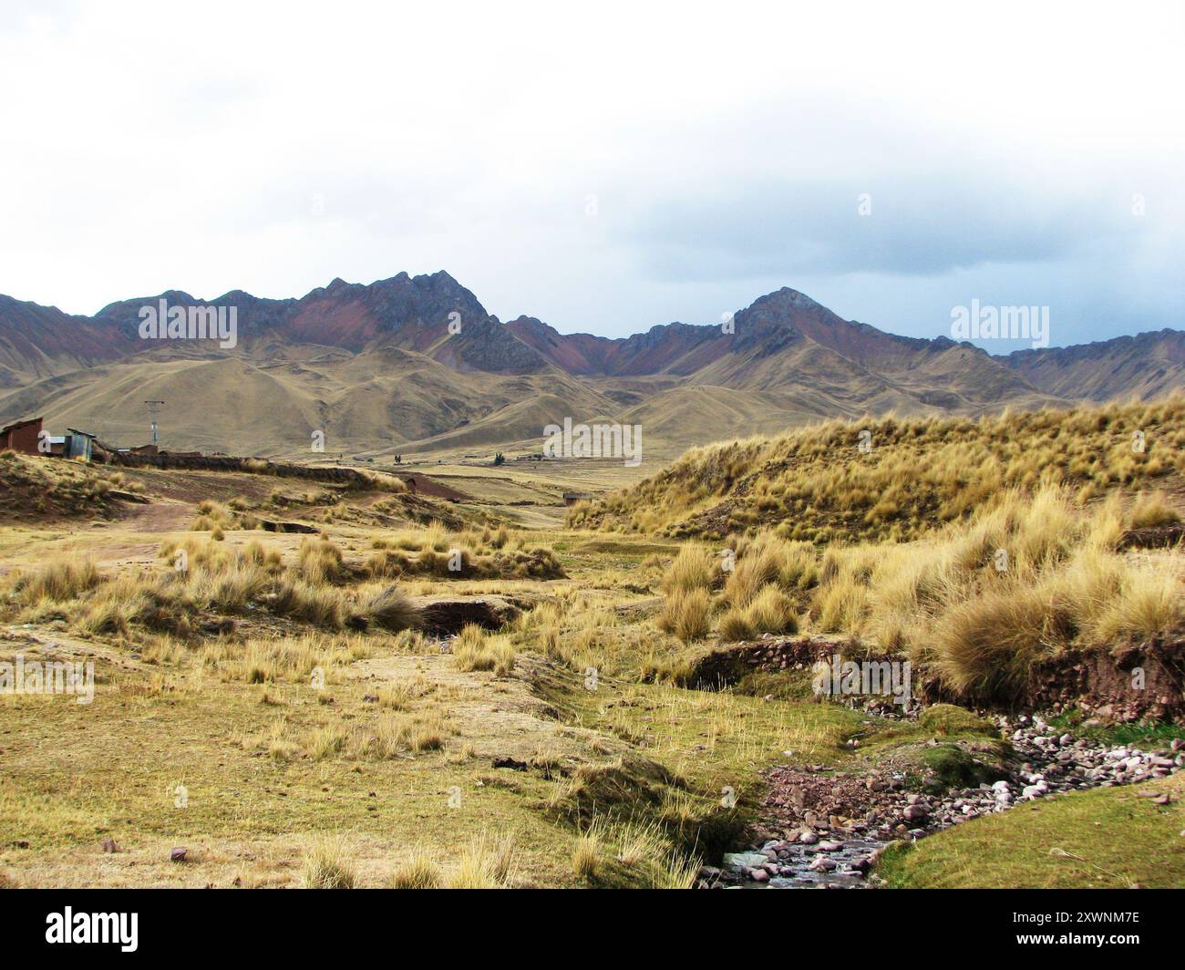 Pallay Punchu of La Raya mountain range near Layo, Peru Stock Photo - Alamy