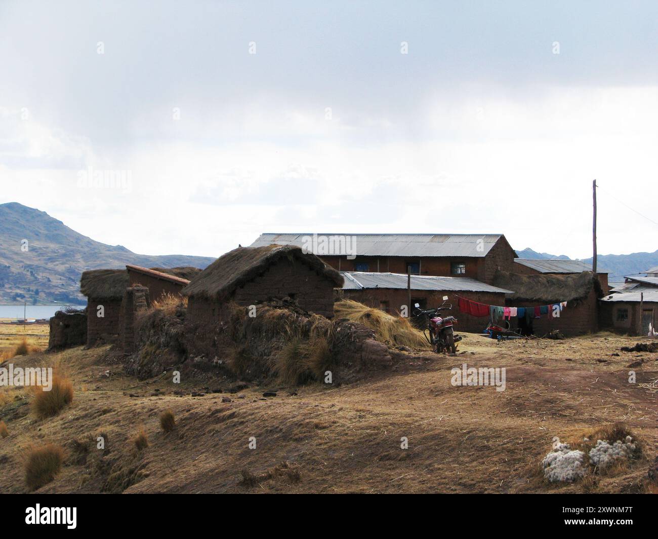 A property near Lake Langui in Layo, Peru Stock Photo - Alamy