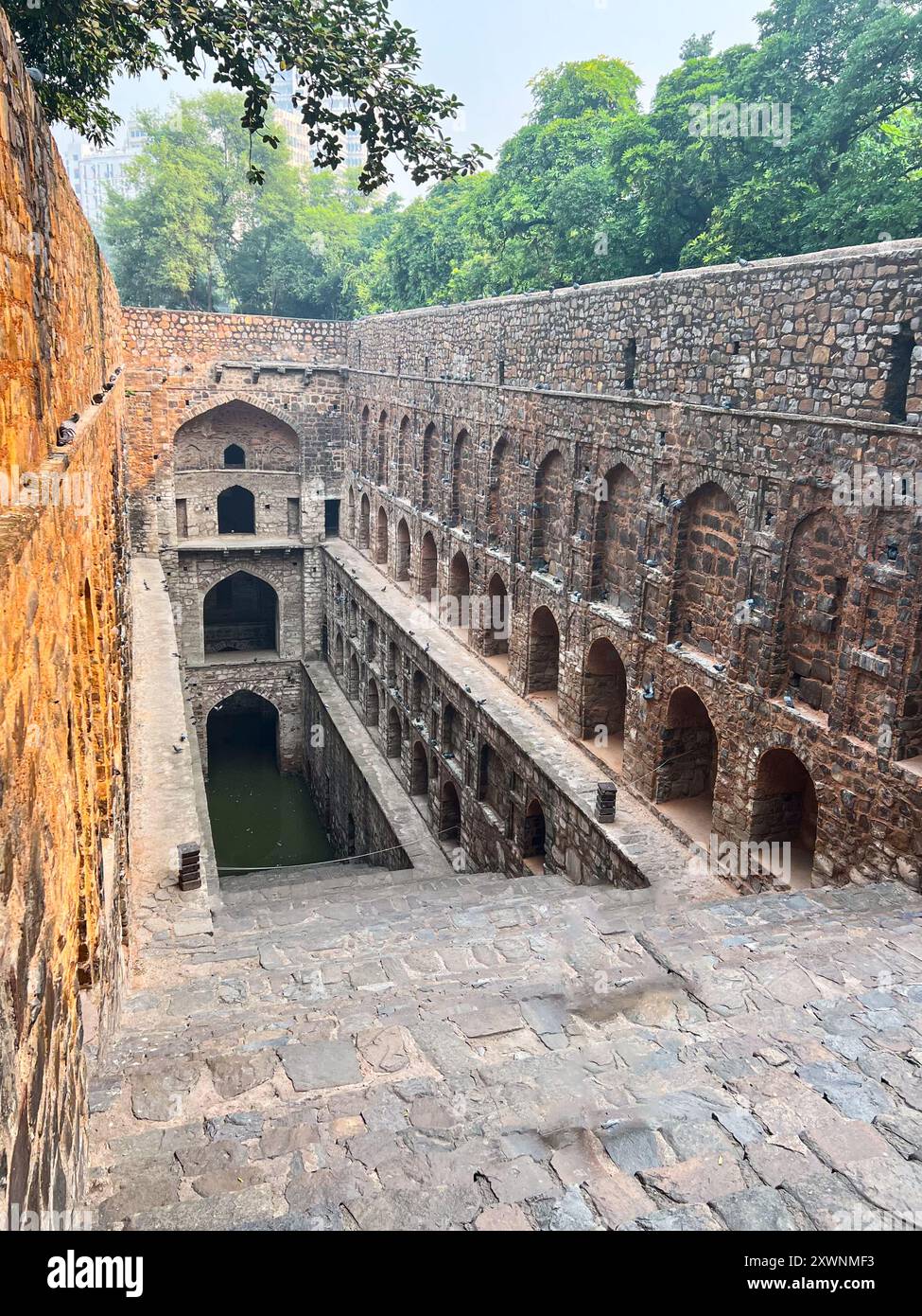 Agrasen Ki Baoli Stepwell, Jantar Mantar, New Delhi, India Stock Photo ...