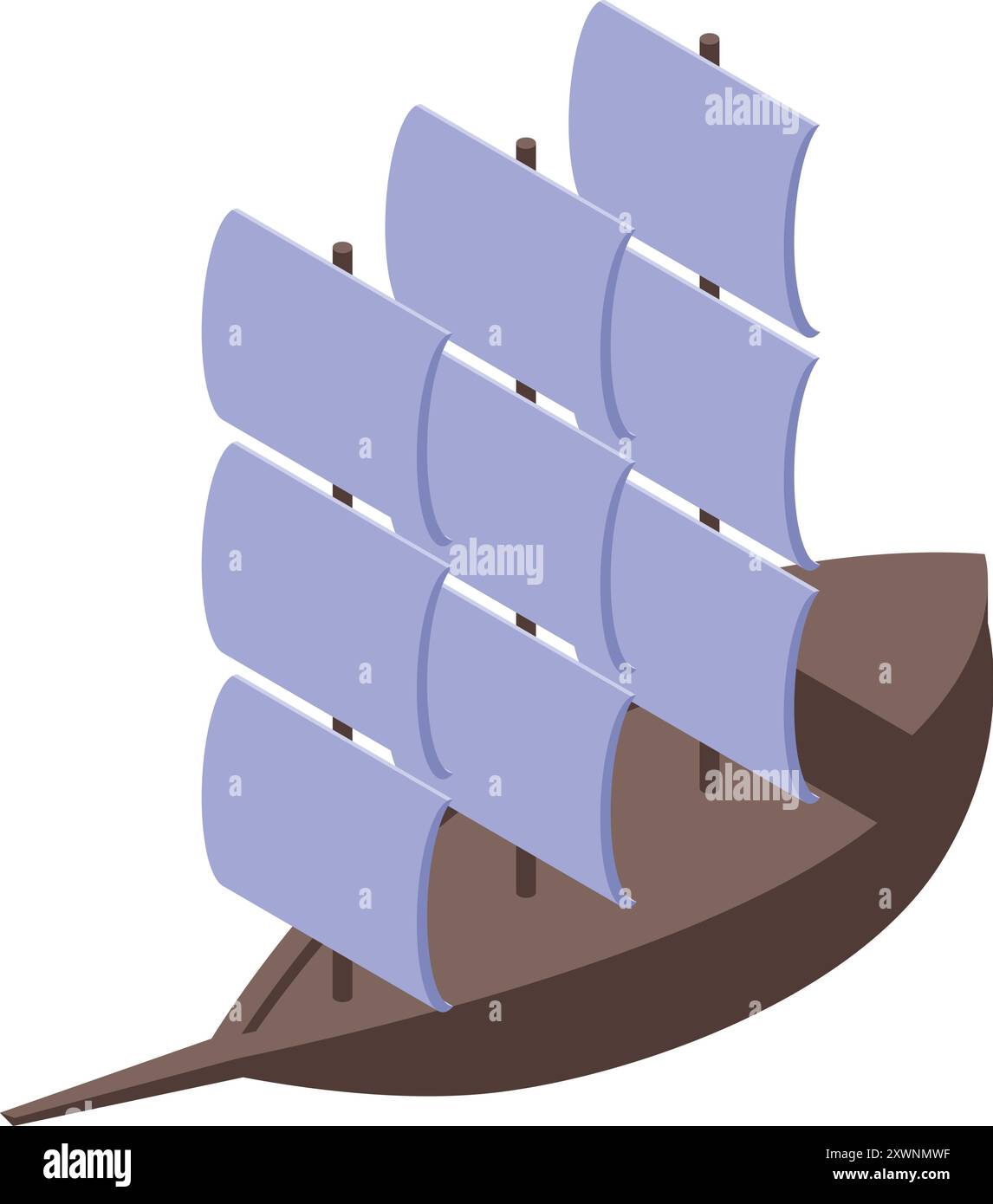 Transportation ship bow side view Stock Vector Images - Alamy