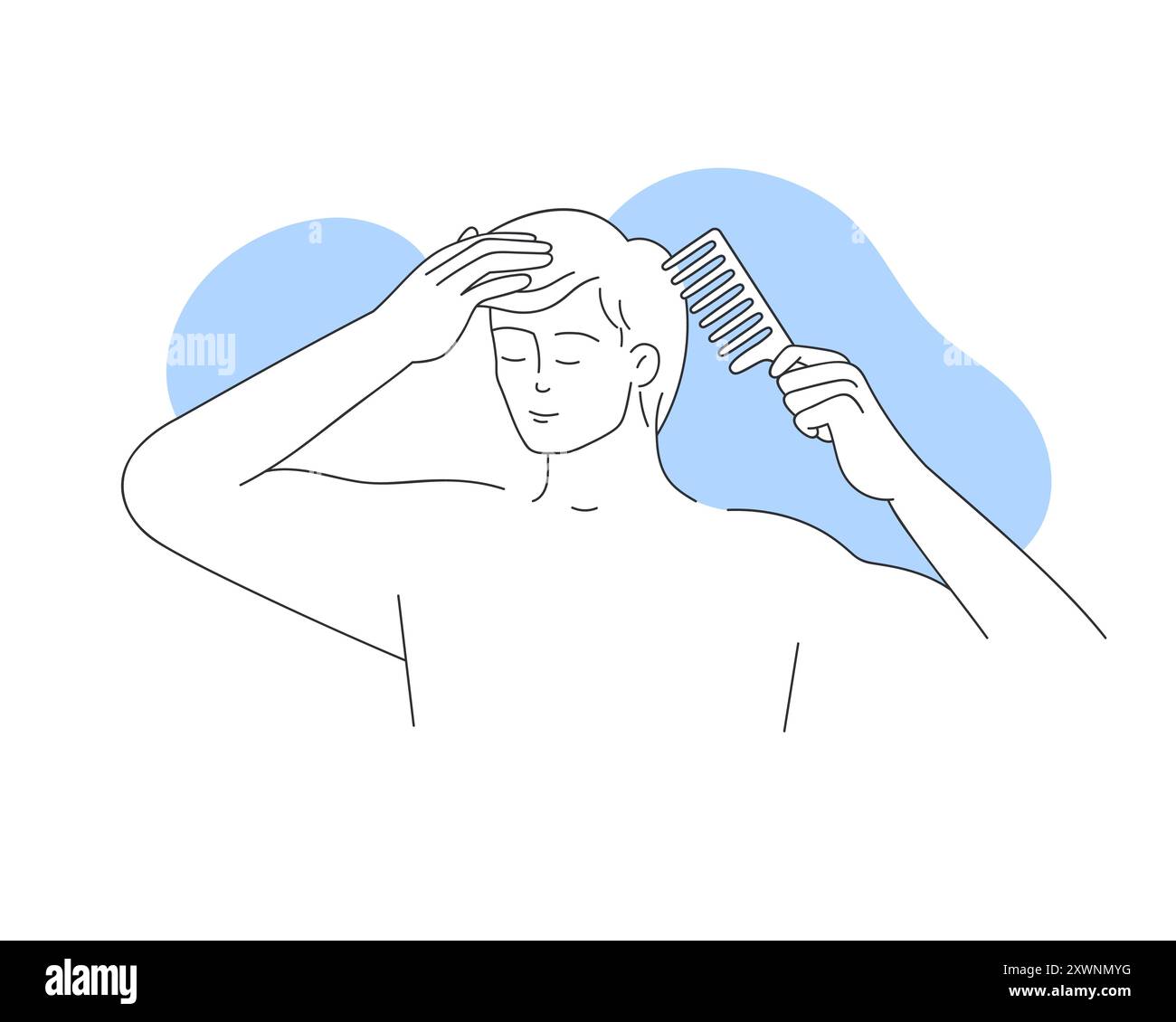 Haircare guide Stock Vector Images - Alamy