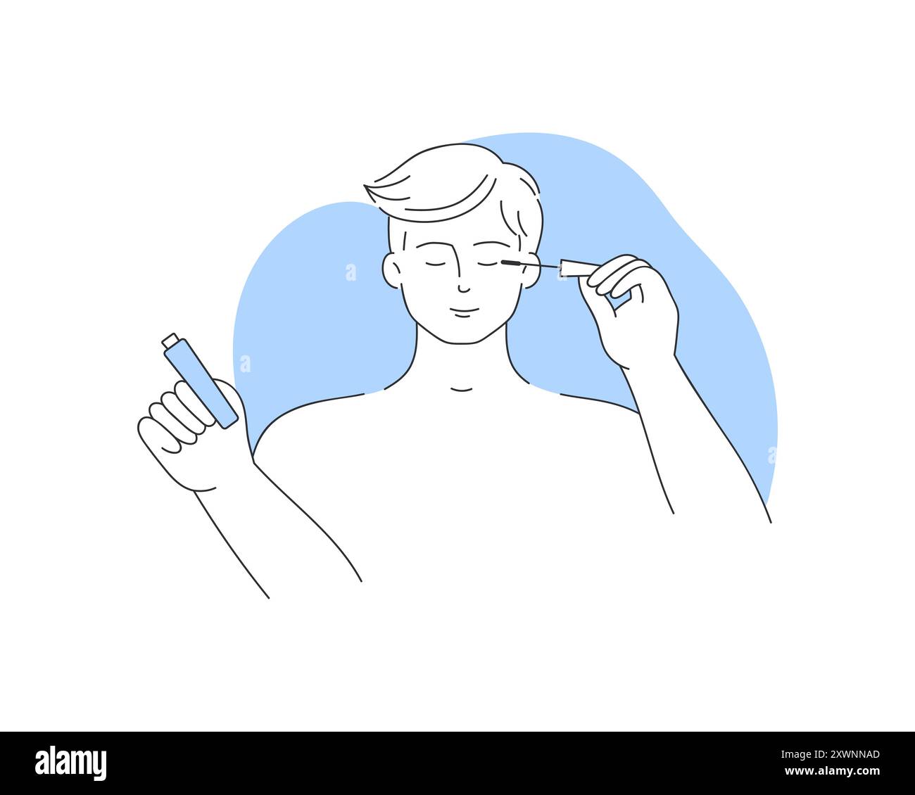 Applying routine Cut Out Stock Images & Pictures - Alamy