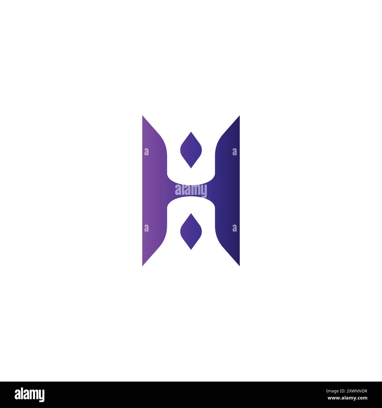 H Logo Vector Template. Letter H Icon Stock Vector Image & Art - Alamy