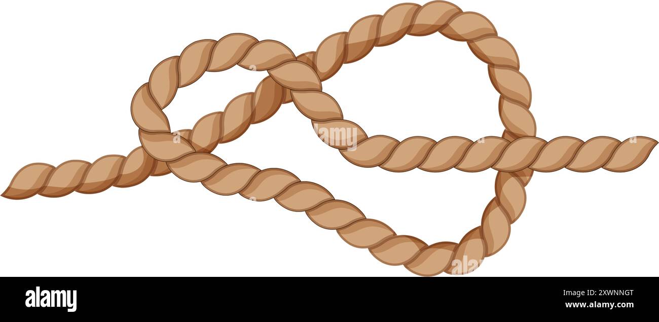 Rope Knot Vector