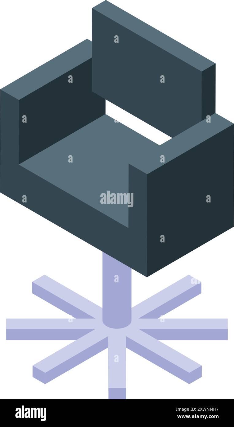 Modern office chair with star legs, perfect for representing a modern ...