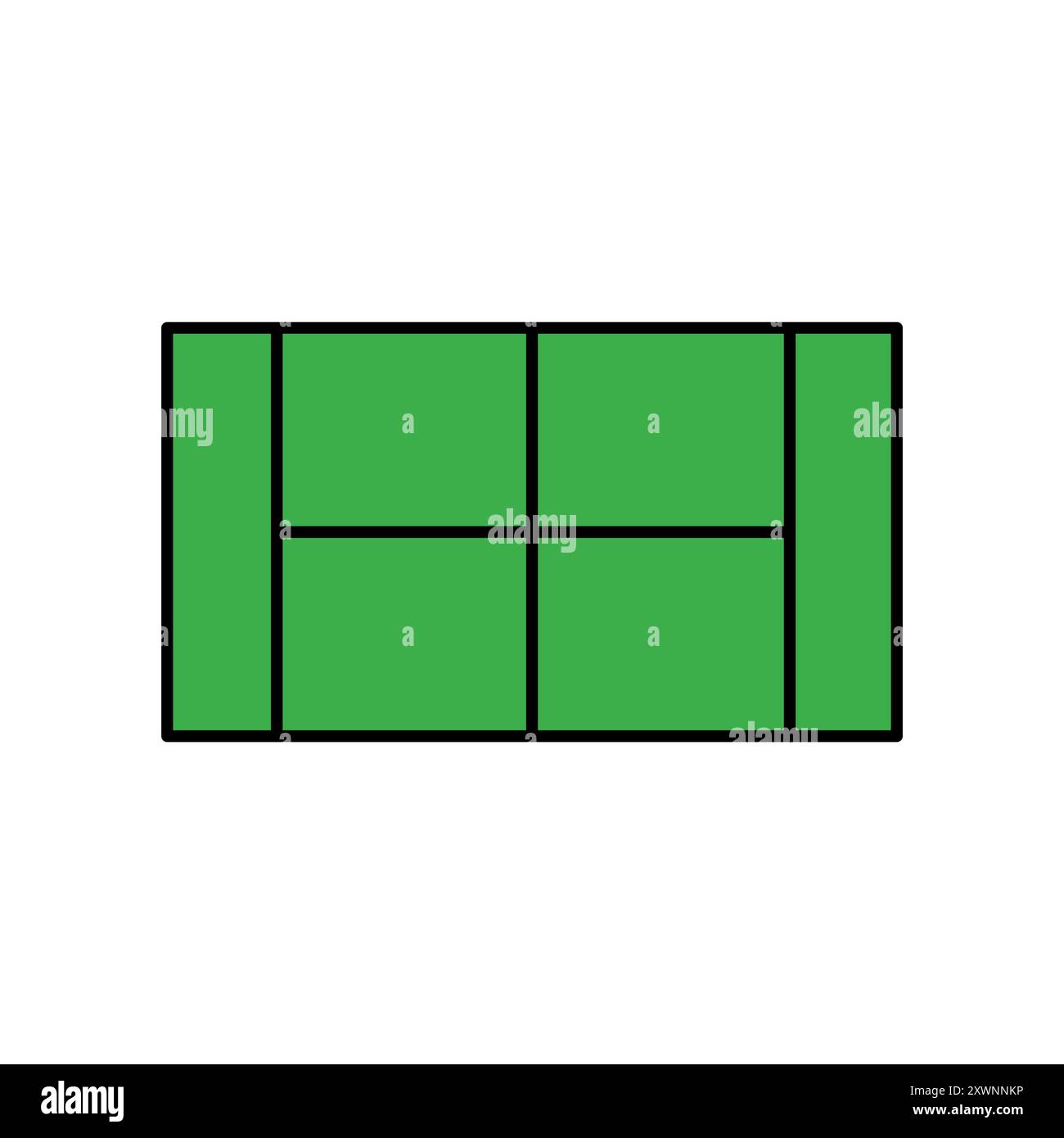 Paddle tennis court line color icon. Sign for web page, mobile app ...