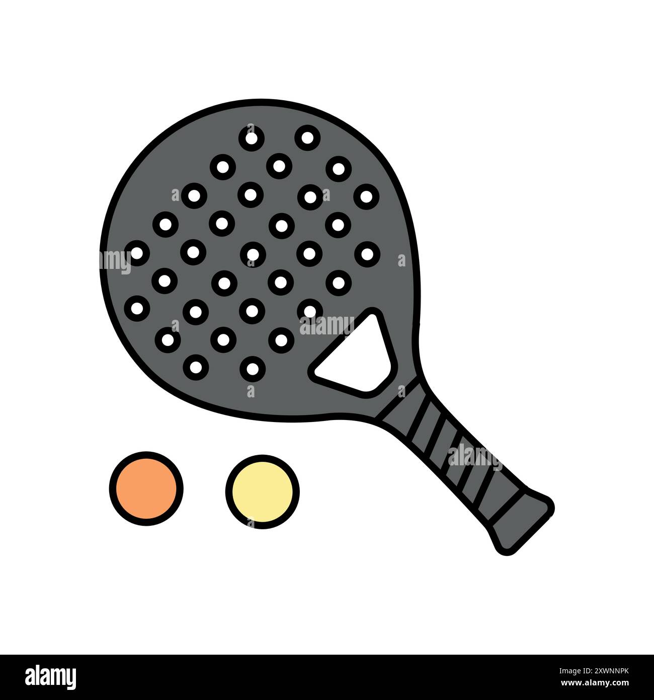 Padel tennis Stock Vector Images - Alamy