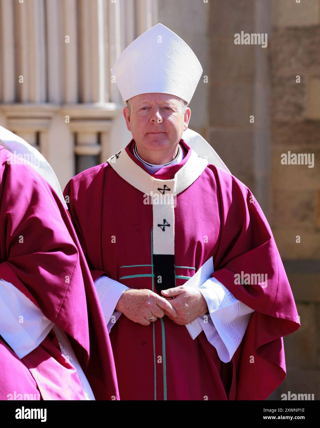 Primate of All-Ireland Archbishop Eamon Martin after the funeral of the ...