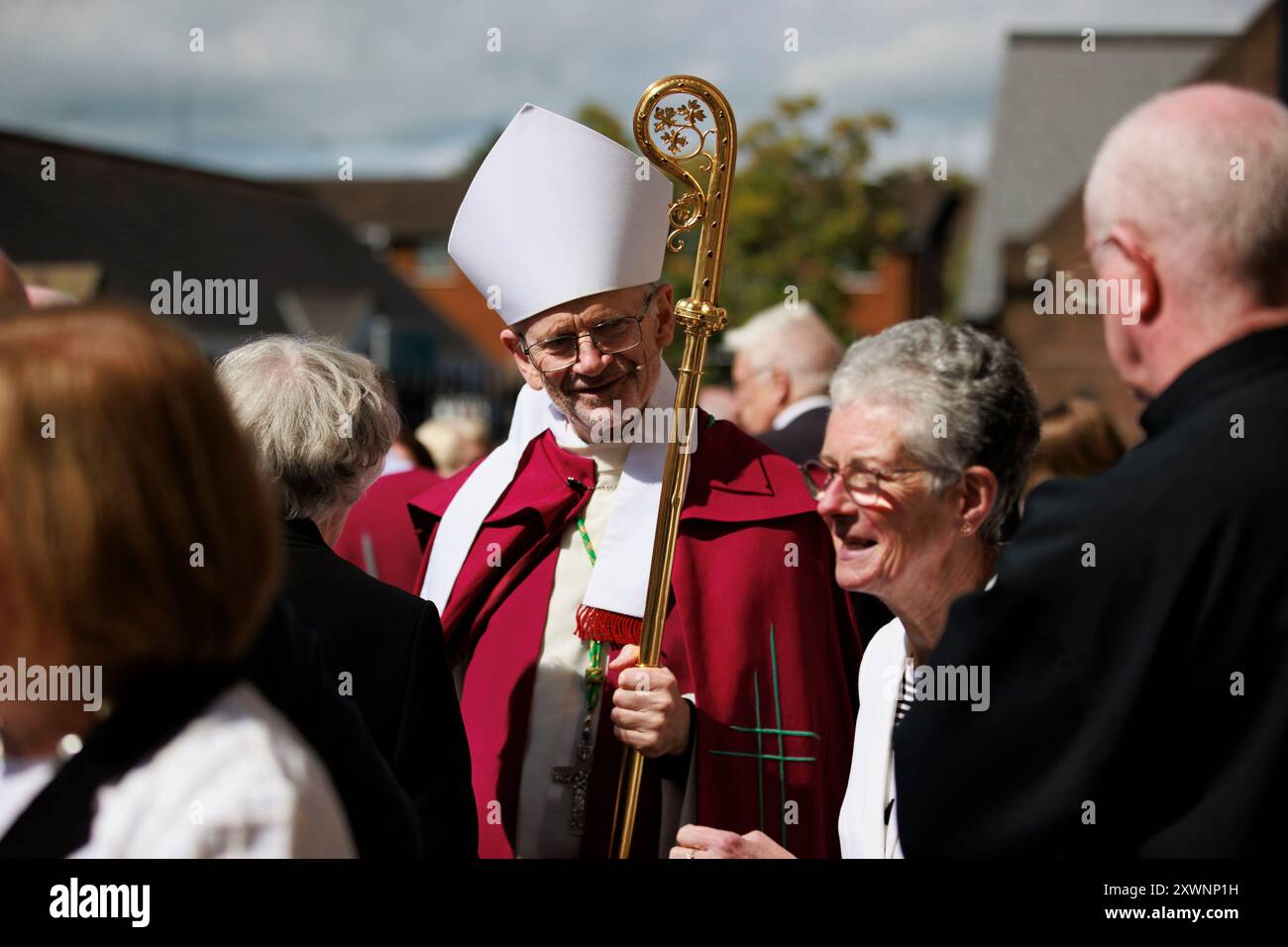Most Reverend Alan McGuckian (centre), Bishop of Down and Connor, after ...