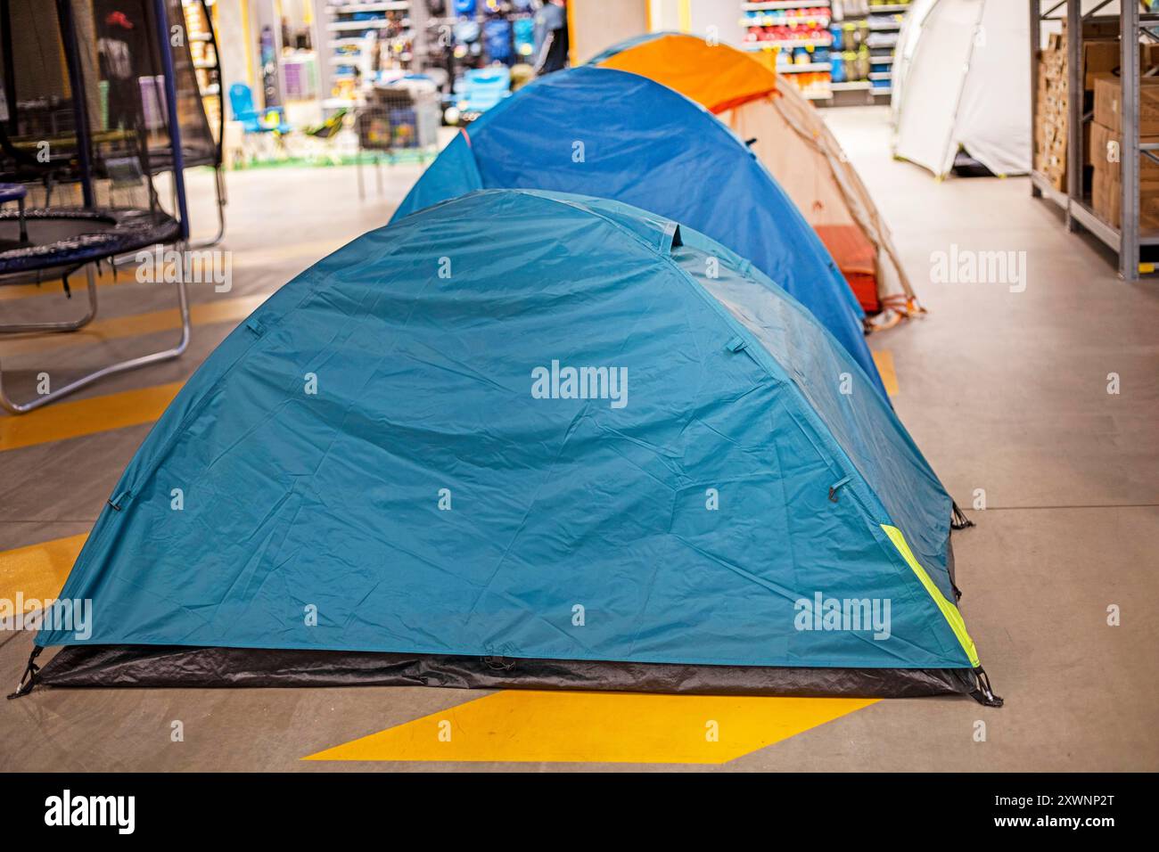 Easy setup tents hi-res stock photography and images - Alamy